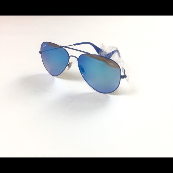 Ray-Ban | Accessories | Rayban Blue Gradient Aviator Flash Sunglasses ...